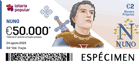 Jogos Santa Casa - Plano de Prémios Lotaria Popular